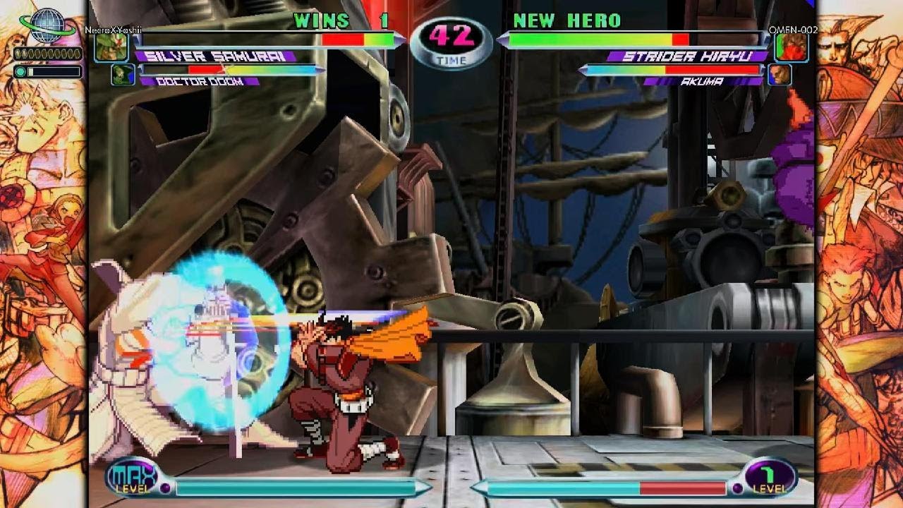 Mvc2 hard tag into Akuma infinite - YouTube