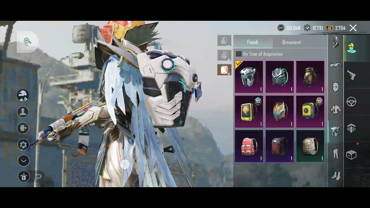 My bgmi gameplay all legendary skins Helmet and bags and all emot 🖤id ...