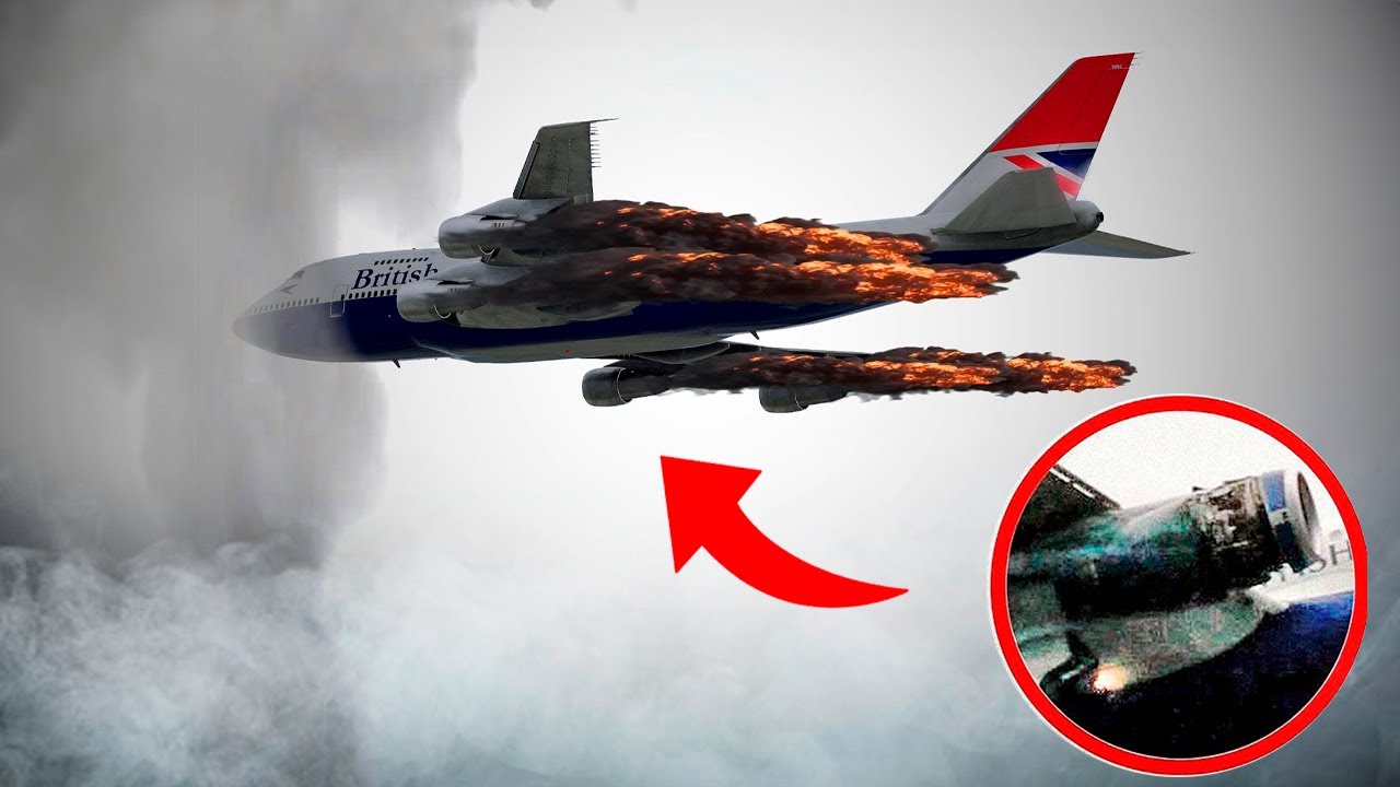 Volcanic Ash Ruined 4 ENGINES...But Miracle Happened! - YouTube