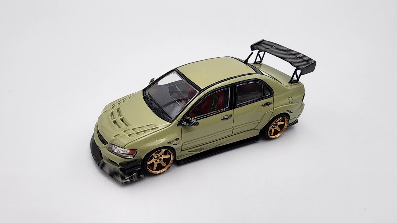 Diecast: Mitsubishi Lancer Evolution IX (9) • 1:64 Scale - YouTube