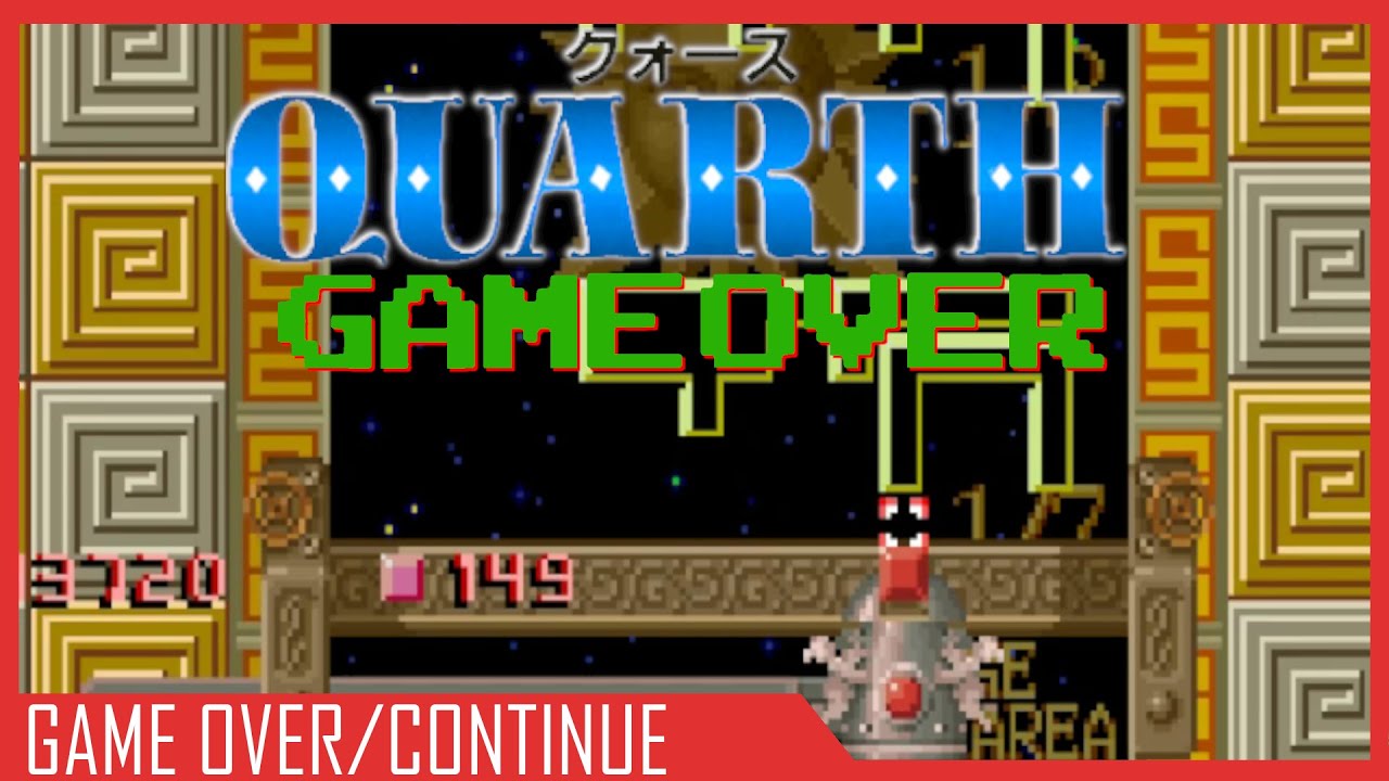 Quarth Arcade Game Over Continue || Arcade Game Overs - YouTube