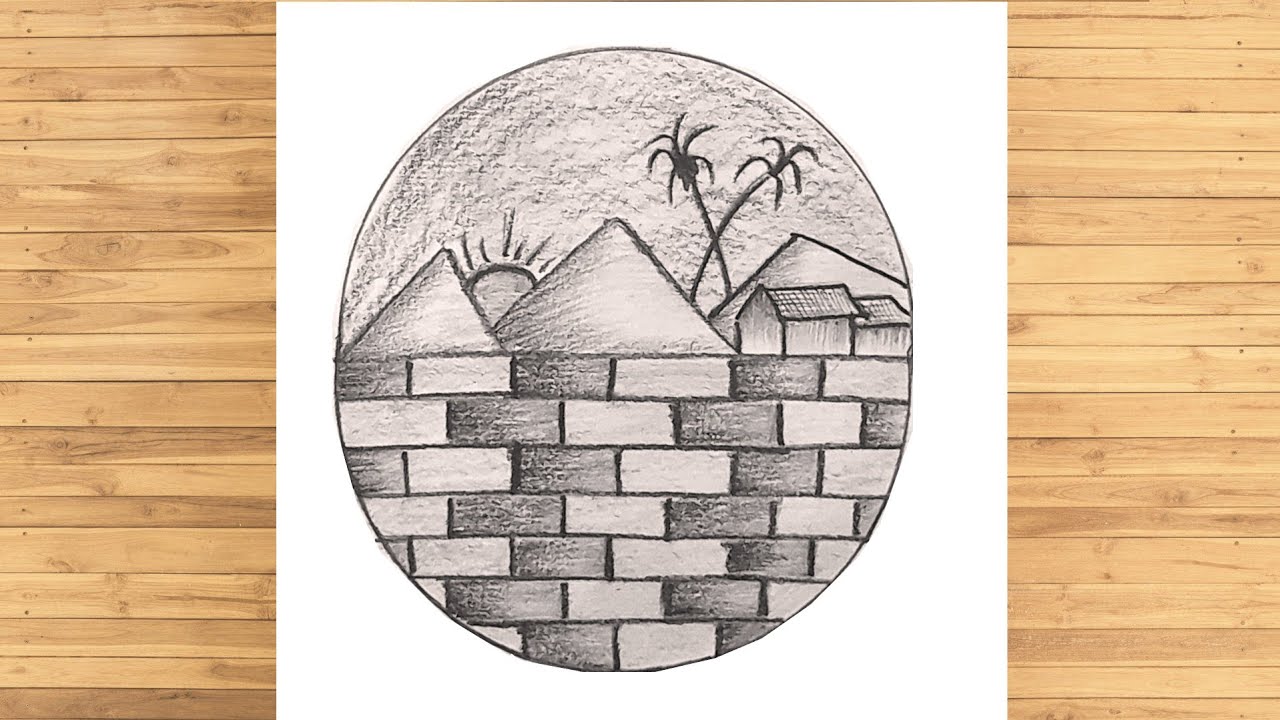 Drawing with shading pencil || Beautiful art drawn by hand #drawing # ...