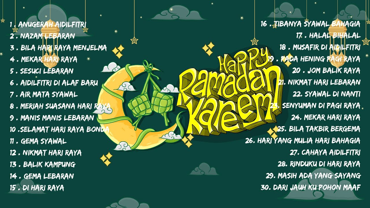Koleksi Lagu Raya Aidilfitri 2025 | 30 Lagu Raya Nostalgia & Evergreen🌙 ...