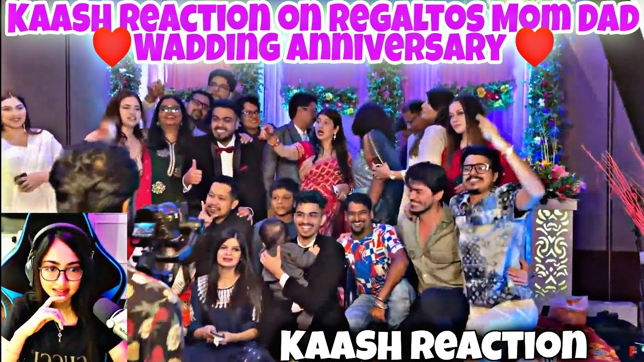 😎@kaash Reaction on Regaltos😍 Mom Dad Wadding anniversary♥️ celebration ...