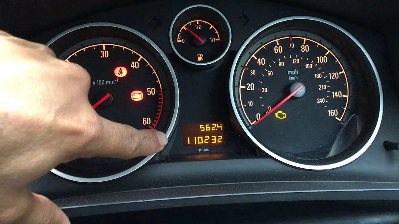 Vauxhall Zafira B Astra H Read Fault Codes Without Reader YouTube
