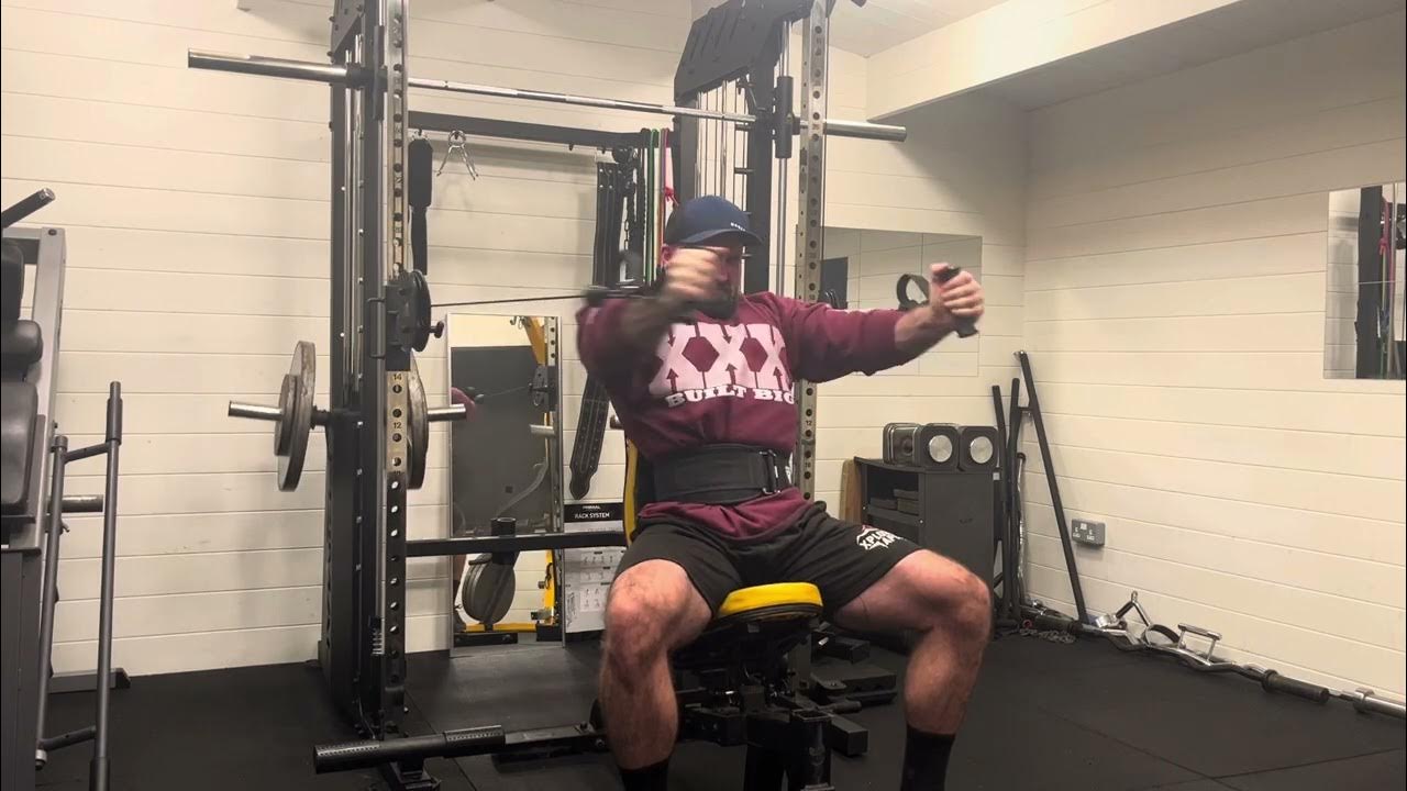 Get huge n shredded again - week 14 - day 5 Shoulder focus - YouTube