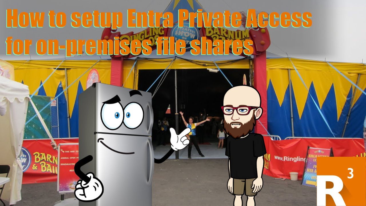 How to setup Entra Private Access for on-premises file shares - YouTube