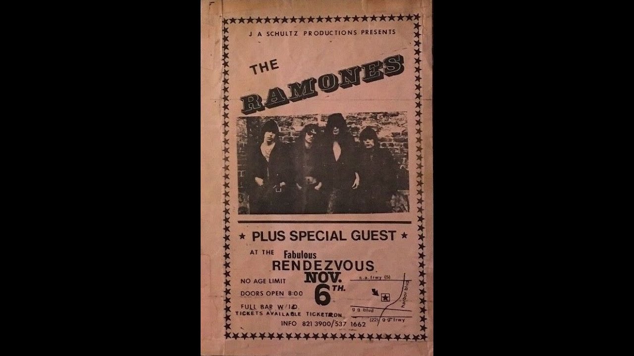 Ramones Live at Rendezvous, Garden Grove, California, USA 06/11/1979 ...