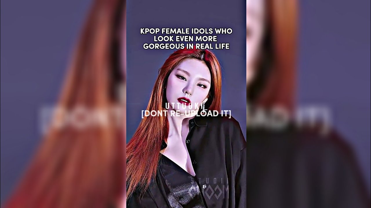 Kpop female idols who look even more gorgeous in real life ! - YouTube