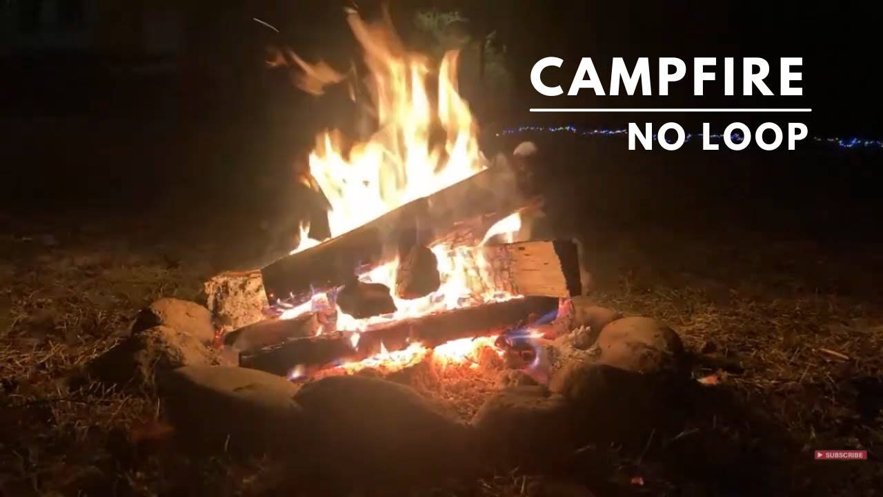 Real Campfire No Loop 🔥 Campfire Start to Finish - YouTube
