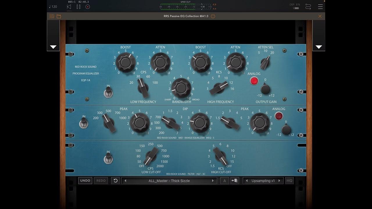 RRS PASSIVE EQ COLLECTION Two classics, EQP-1A and MEQ-5, combined in one full-featured ...