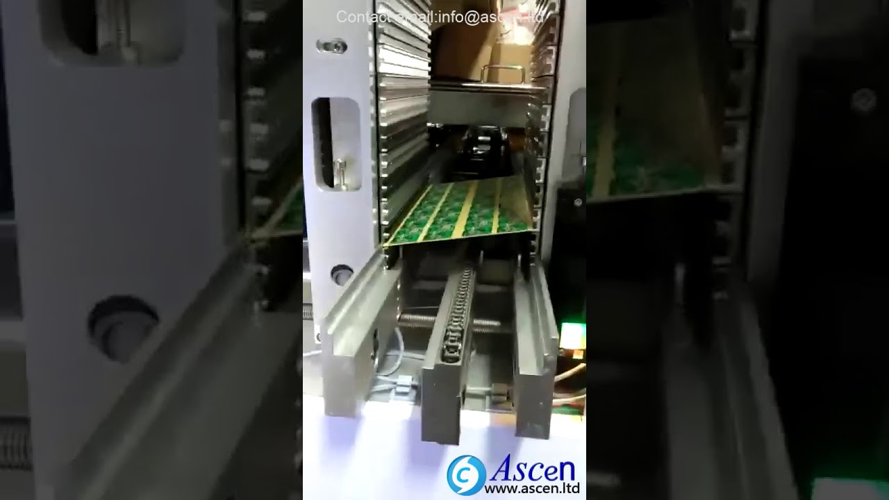Mini PCB loader/magazine PCB loader with the function for avoid get ...