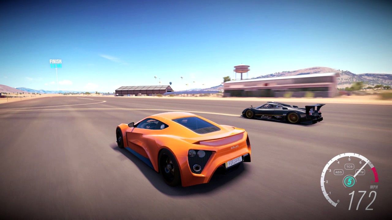 Forza Horizon 3 - With Ahmad - Pagani Zonda R VS Zenvo ST1 - Drag Race ...