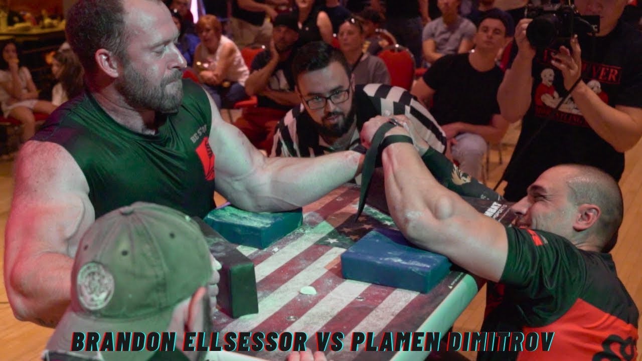 Plamen Dimitrov vs Brandon Ellsessor [official video] Be Strong ArmWrestling - YouTube