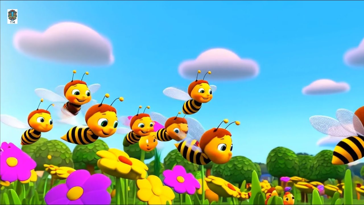 The Busy Bees by TM Kids Music - YouTube
