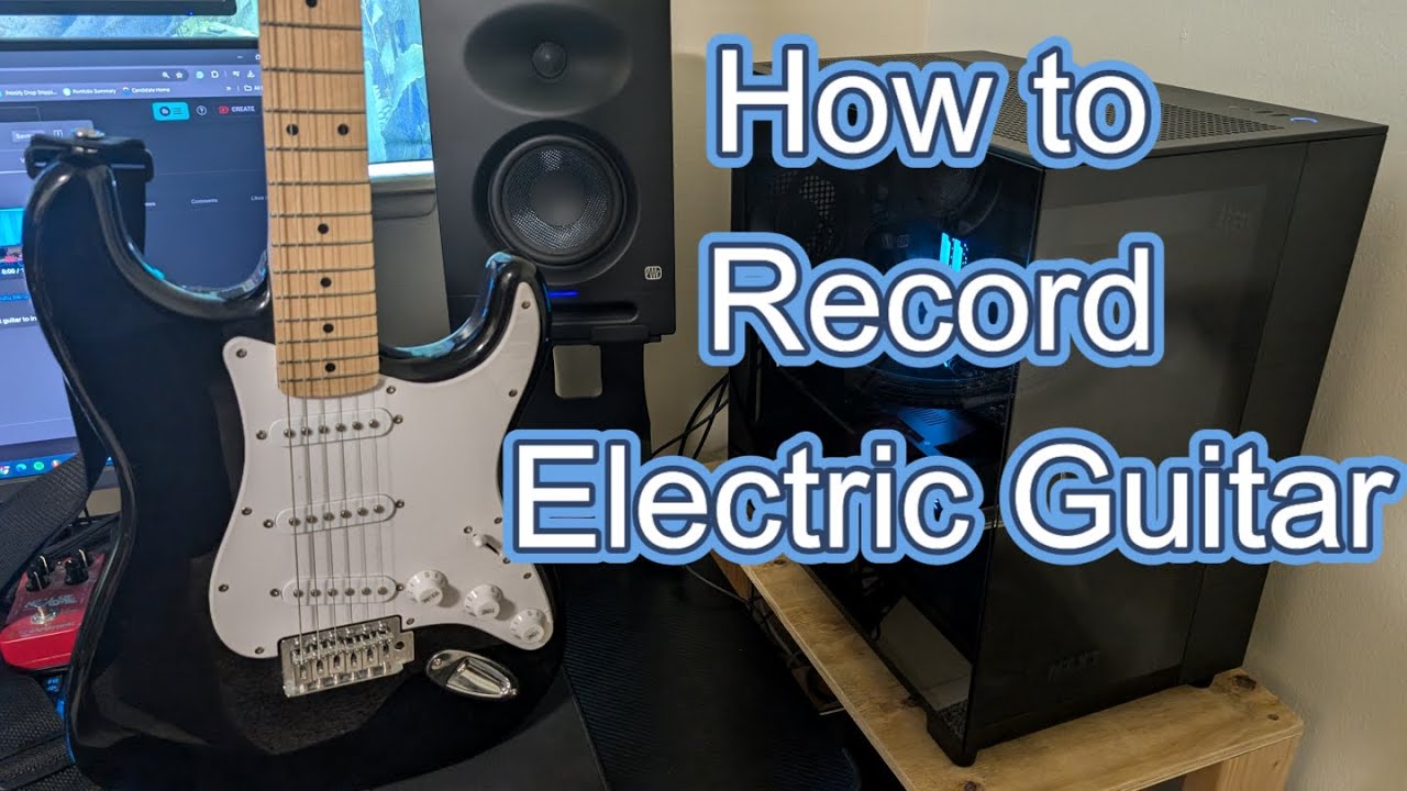 How to Record an Electric Guitar on a Computer - YouTube