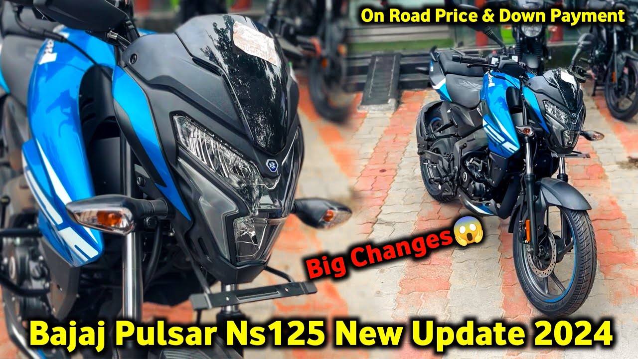 2024 Bajaj Ns 125 With Fat Tyre New Model Review On Road Price Finance ...
