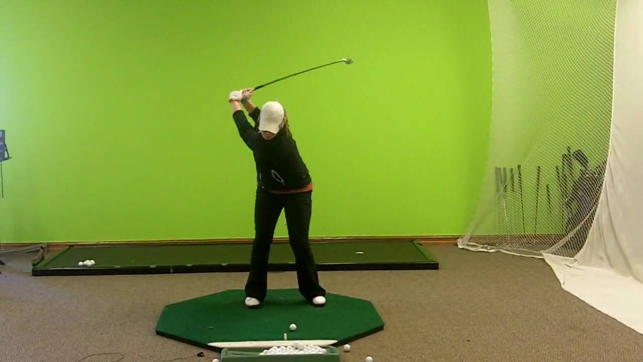 7 Iron Swing Front View - YouTube