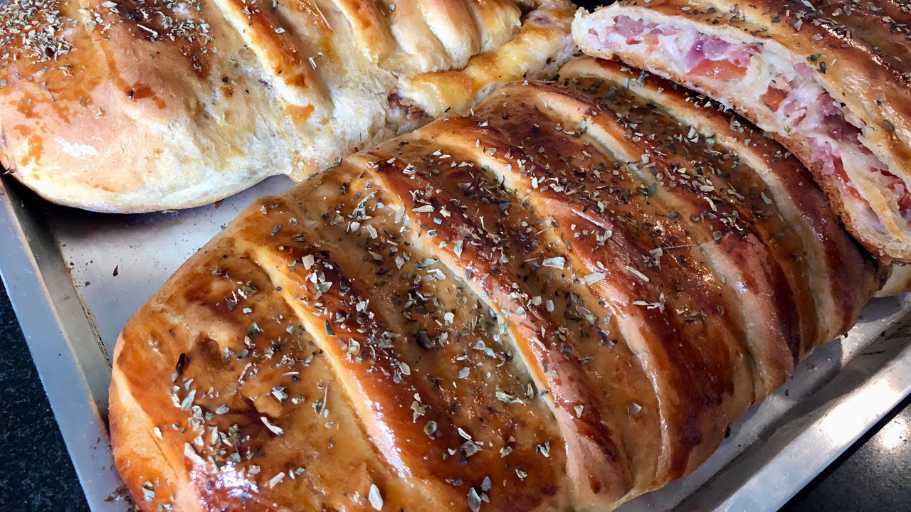 Homemade Stuffed Bread Recipe. Soft and outside crunchy - YouTube