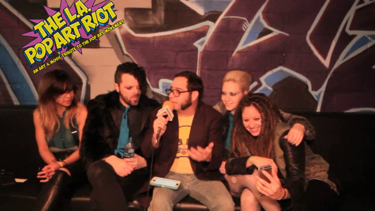 Turrtle Interviews the band '222" LA Pop Art Riot - YouTube