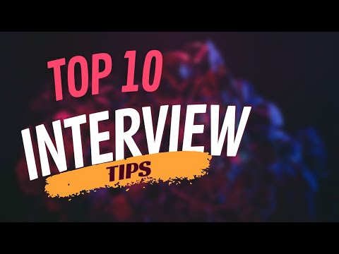 Mastering Face to Face Interviews : Top 10 Interview Tips - YouTube