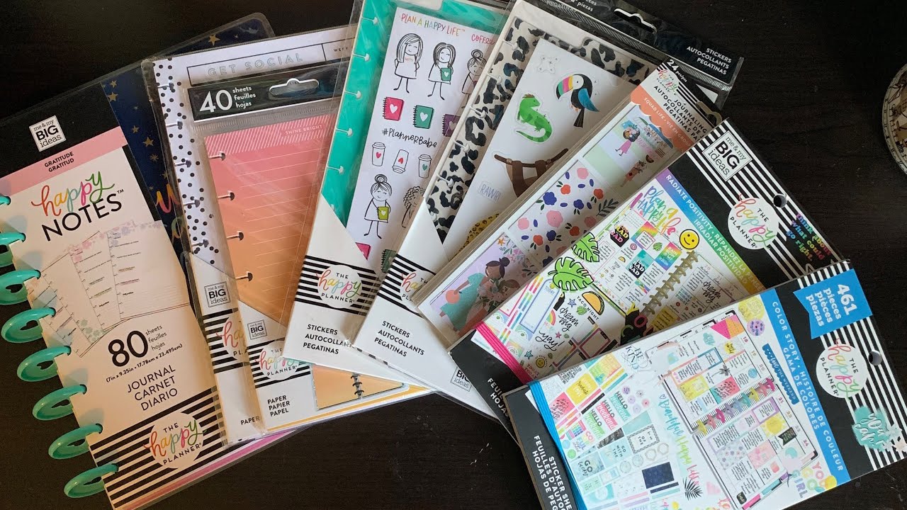 New Happy Planner Items From Michaels - YouTube