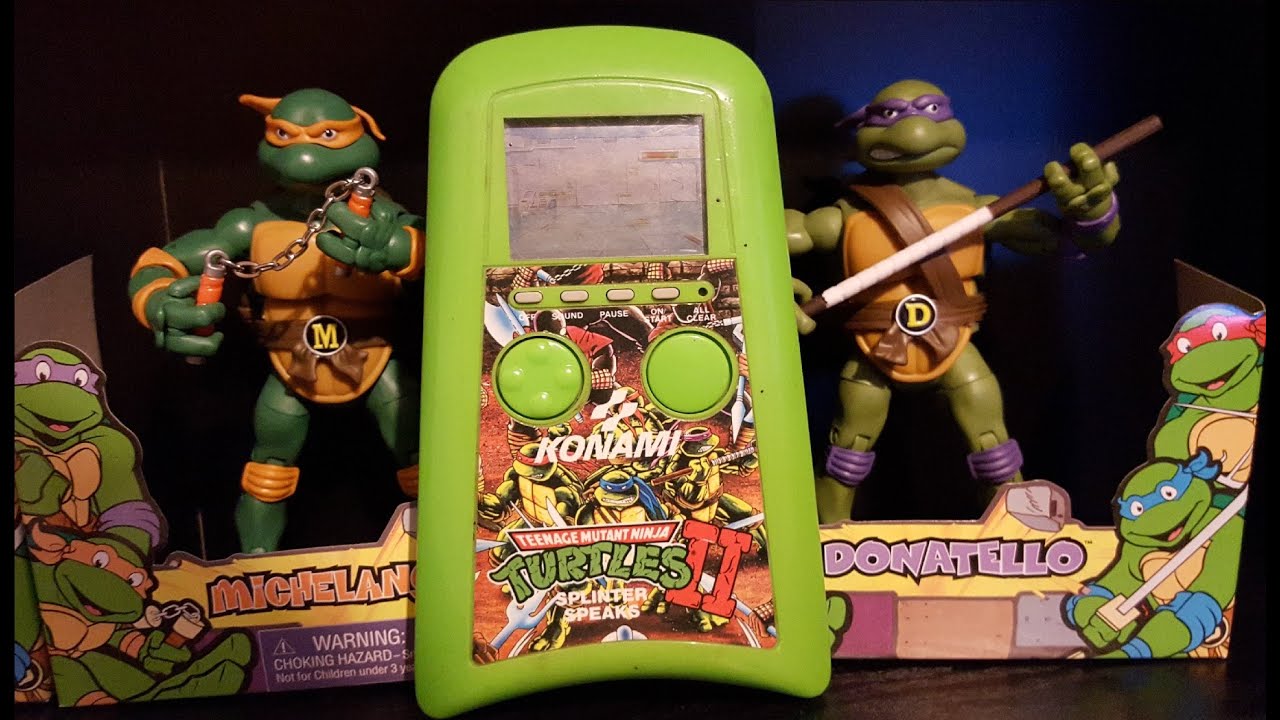 Teenage Mutant Ninja Turtles 2 Splinter Speaks LCD Game - YouTube