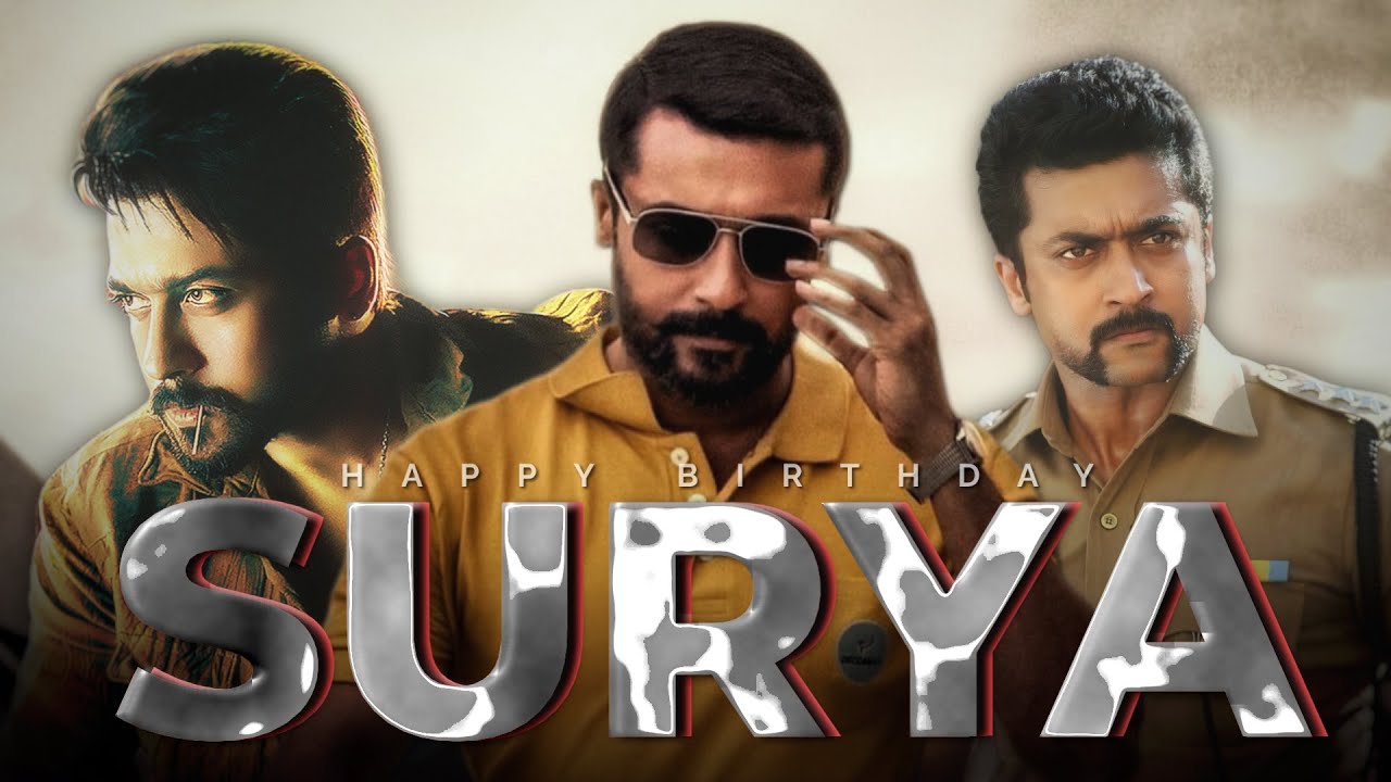 Surya birthday WhatsApp status 2023 | Happy Birthday Surya | Surya mass ...