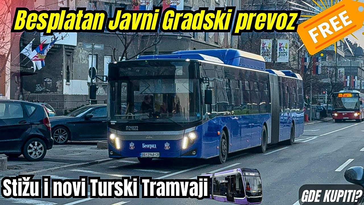 Javni prevoz u Beogradu od Nove godine biće besplatan, obnablja se ...