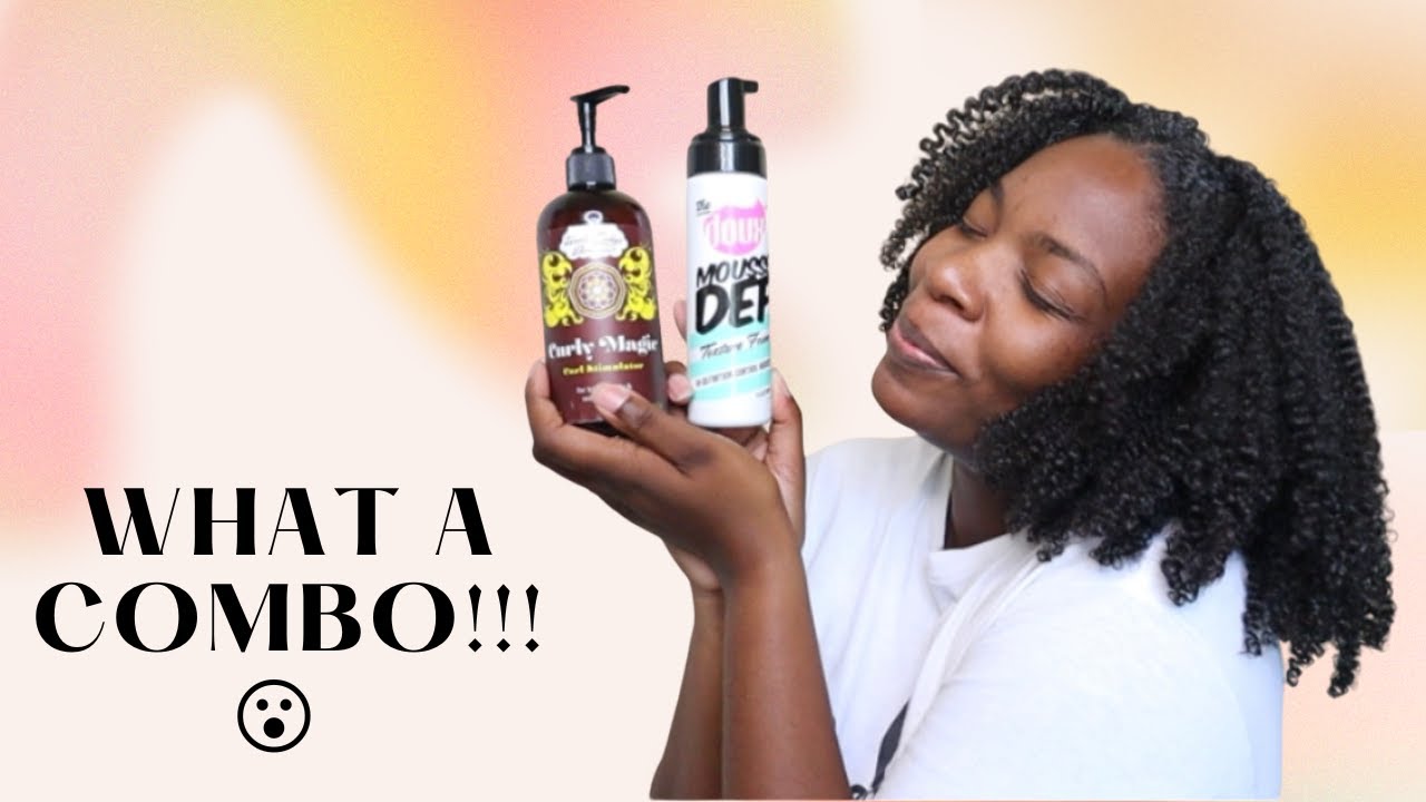 Wash and Go Combo: Curly Magic & Mousse Def - YouTube