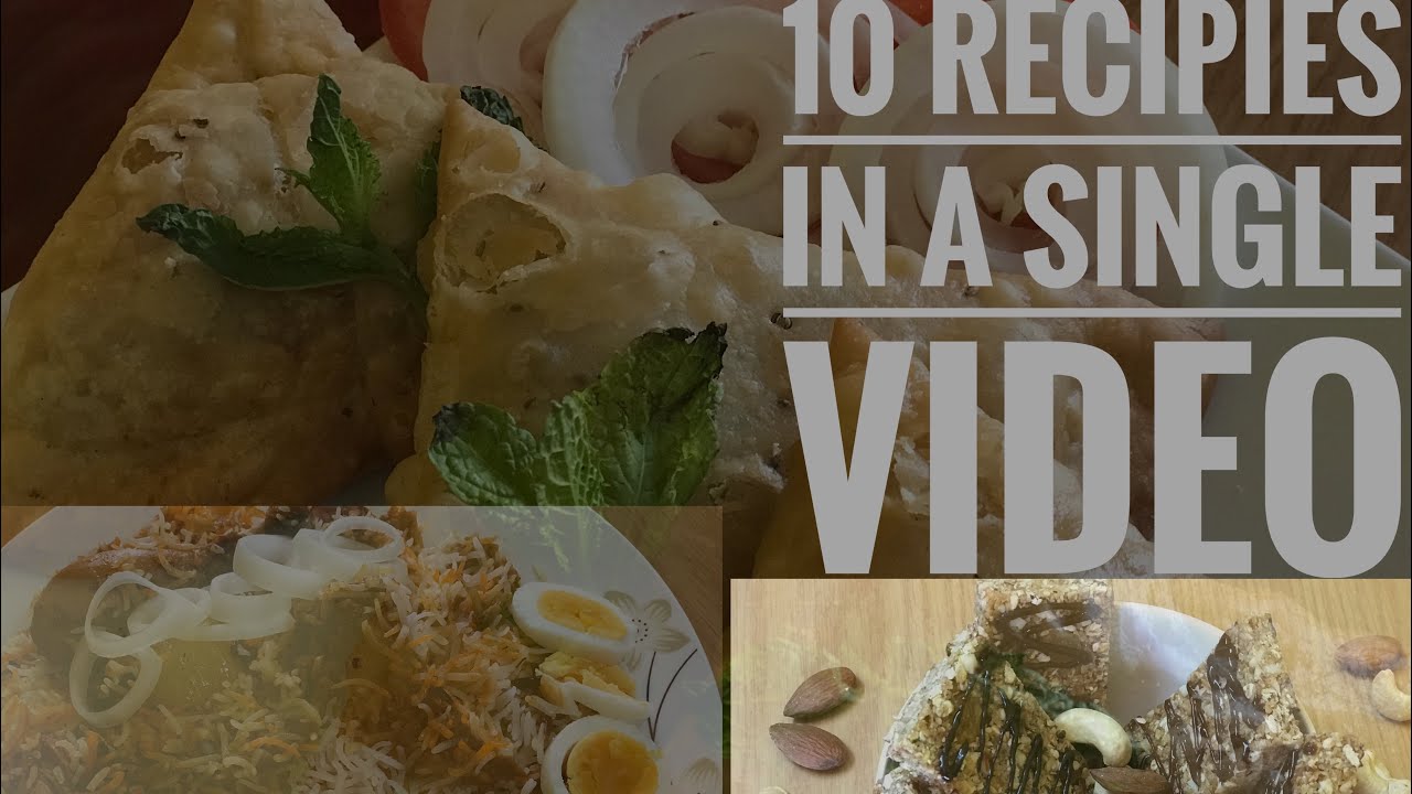 10 yummy&healthy recipes in one video - YouTube