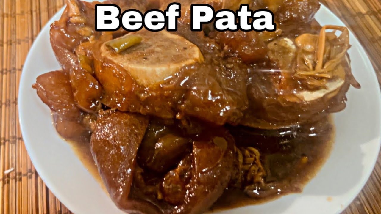 Simpleng luto sa Beef Pata - YouTube