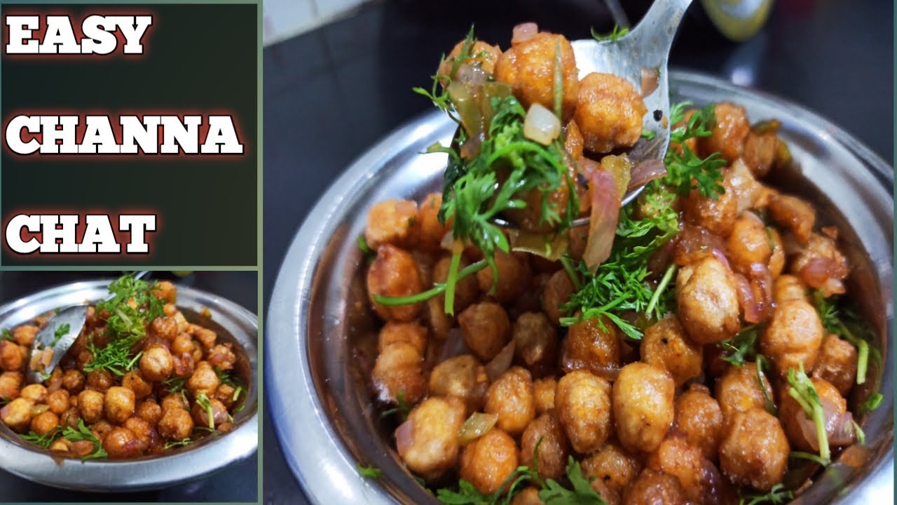 Easy channa chat | ತುಂಬಾ ಸುಲಭವಾಗಿ ಮಾಡೋ ಟೀ ಟೈಂ ಸ್ನ್ಯಾಕ್ಸ್ - YouTube