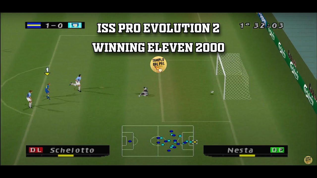 🎮 #WinningEleven2000 - ISS Pro Evolution 2 Club Edition Gold by ...