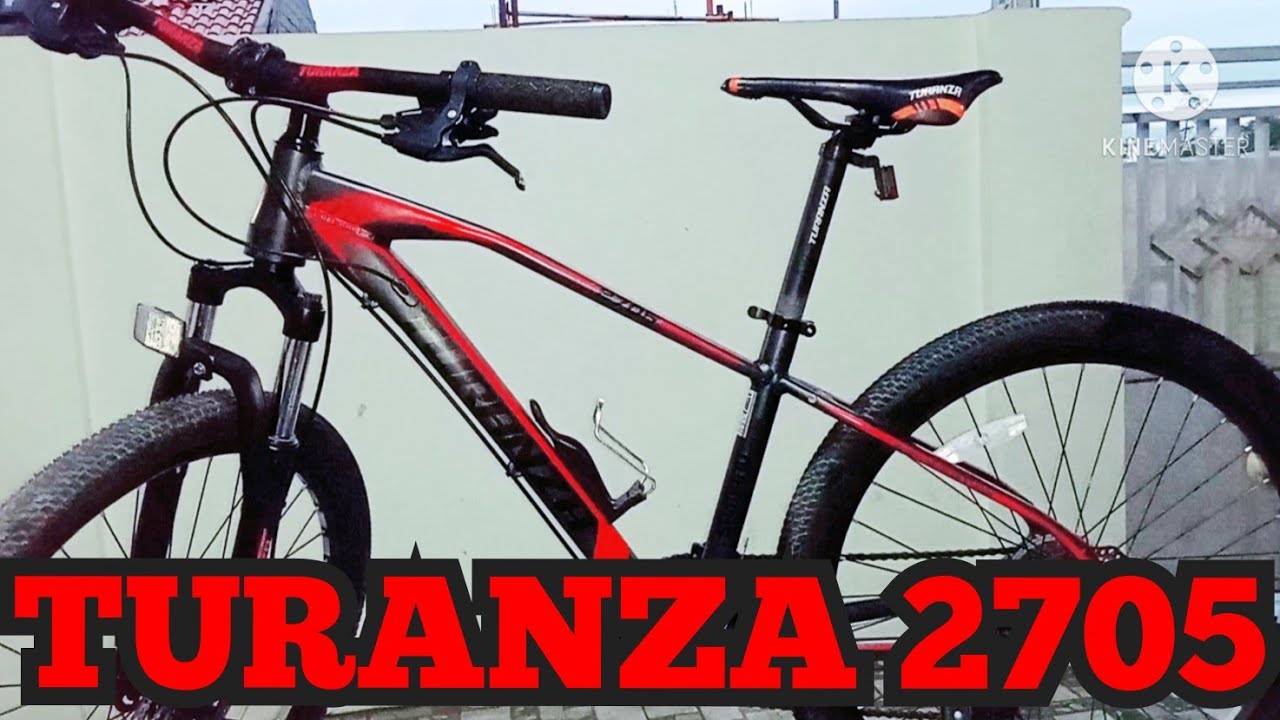 SPESIFIKASI HARGA DAN REVIEW SEPEDA MTB MURAH TURANZA 2705 - YouTube