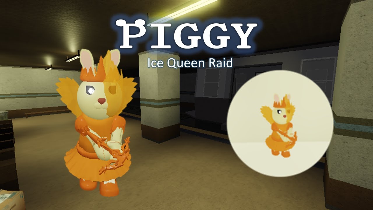Piggy: Ice Queen Raid | How To Get Orange Bunny Ice Queen - YouTube