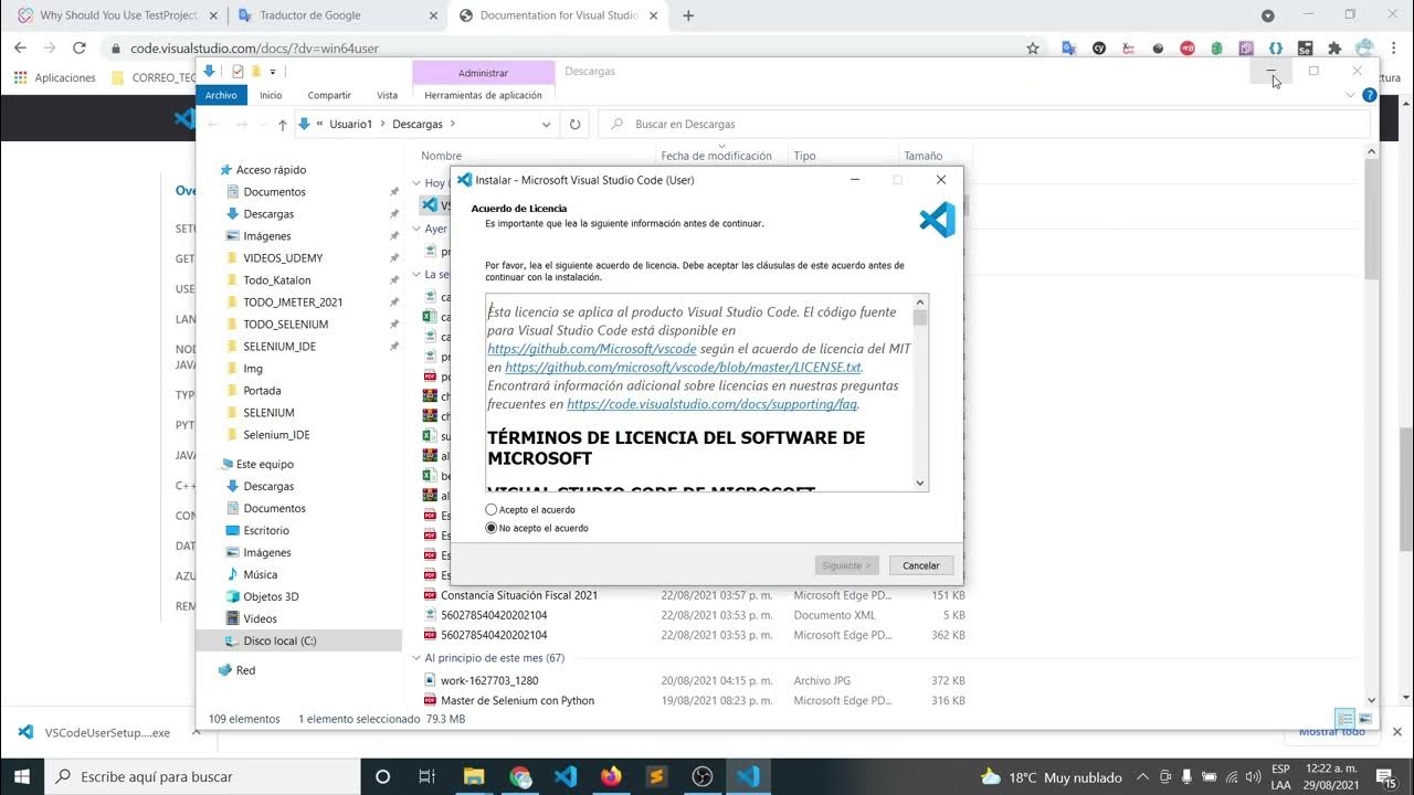 #Selenium con Python #Instalando Visual Stude Code - YouTube