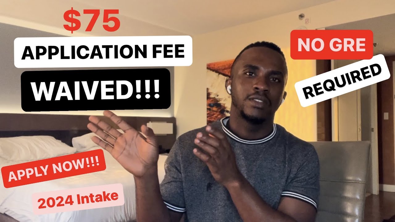 NO APPLICATION FEE || APPLY NOW!!! || NO GRE || STUDY ABROAD || USA ...