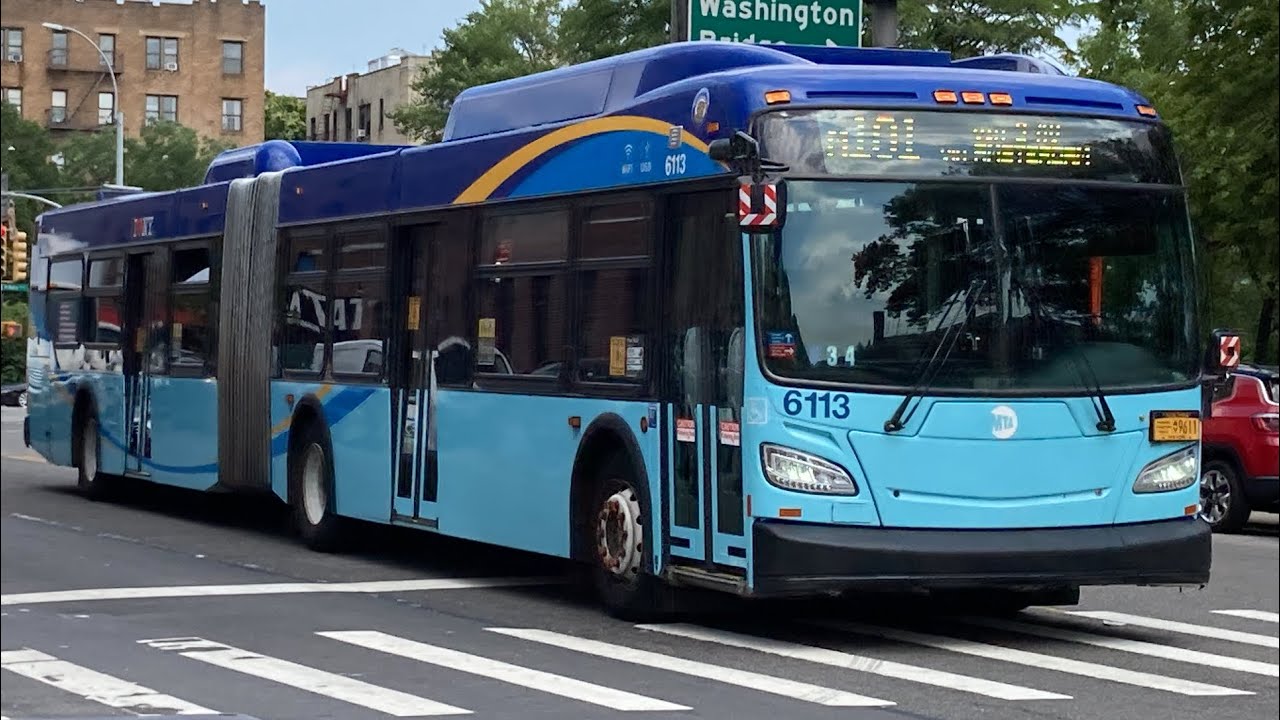 MTA New York City Bus: 2017 New Flyer Excelsior XD60 #6113 on the M101 ...