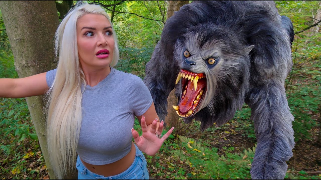 Werewolf Monster Attack In Real Life! Can She Survive? - YouTube