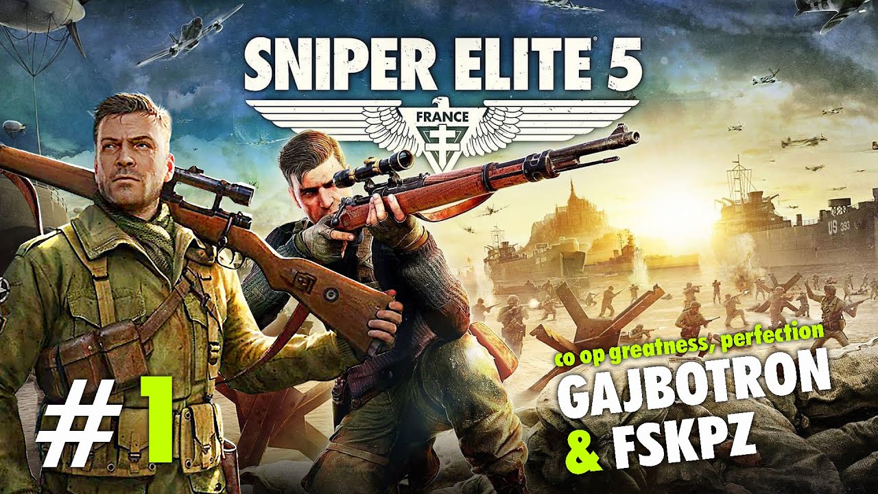 SNIPER ELITE 5 - CO OP [Gajbo & FskpZ] - Ep1 - The Atlantic Wall - YouTube