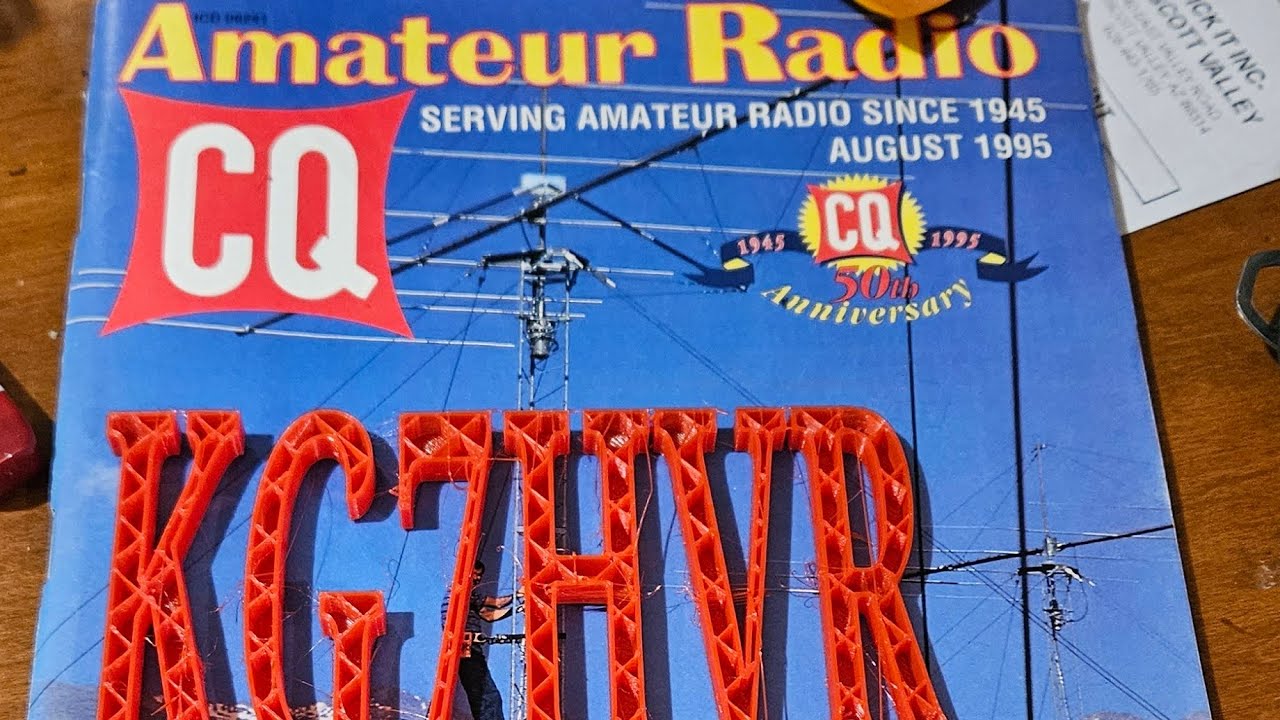 HOW TO 3D PRINT YOUR CALL SIGN DISPLAY IN TINKERCAD HAM RADIO TIME! 📻 😀 ...