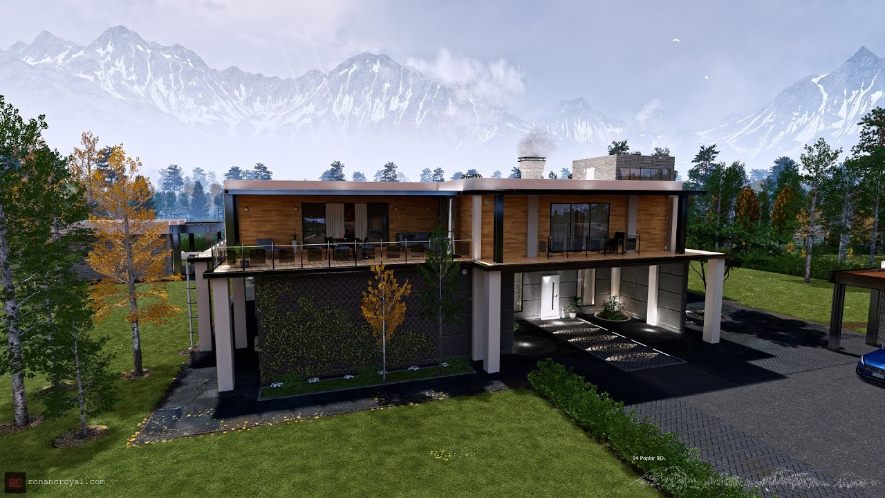 94 Poplar RD. -ArchViz Unreal Engine 4 - Cinematic Video - YouTube