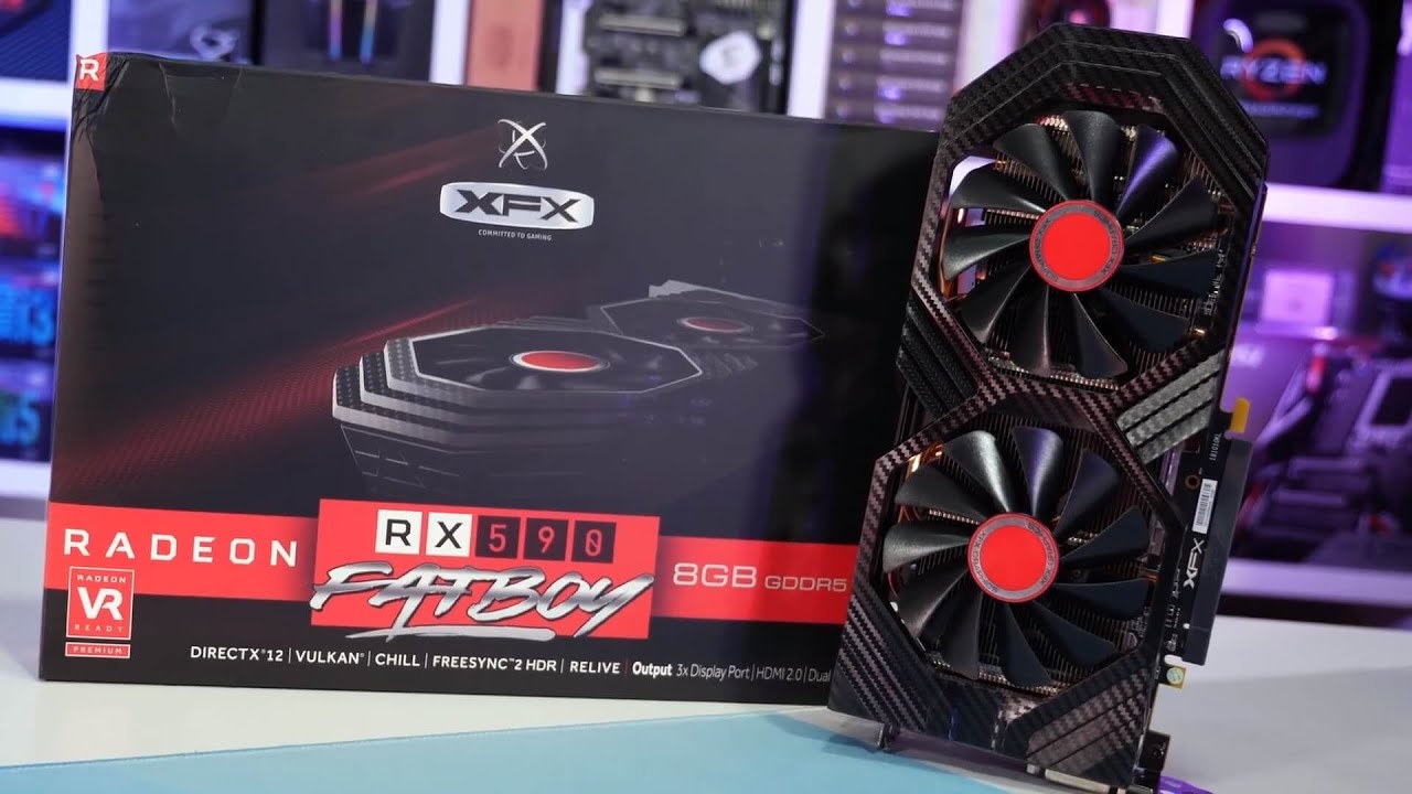 XFX AMD RX 590 FATBOY 8GB GDDR5 256Bit DX12 Gaming Ekran Kartı Kutu ...