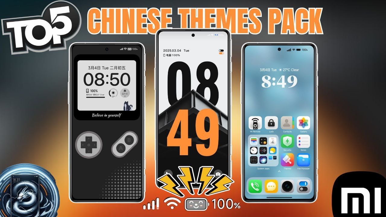 Chinese Themes Pack With Control Center Style & Beautiful iCon For ...