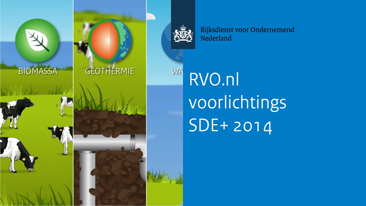 RVO.nl voorlichtings SDE+ 2014 - YouTube