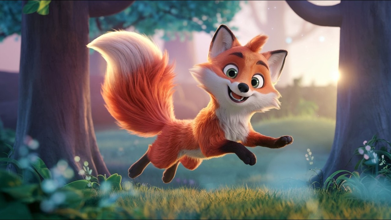 El ZORRO SALTARÍN🦊 |La mejor canción para aprender sobre los animales ...
