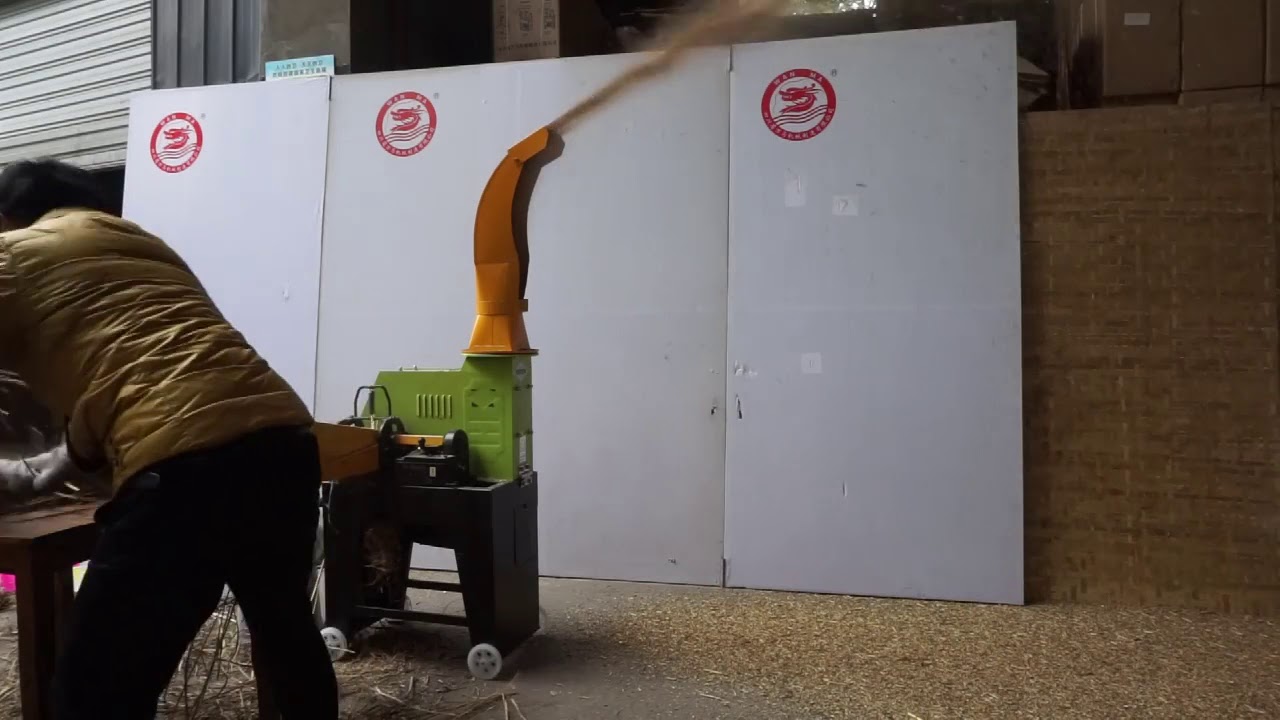 branch shredding machine #rice, #minirice, #ricemill - YouTube