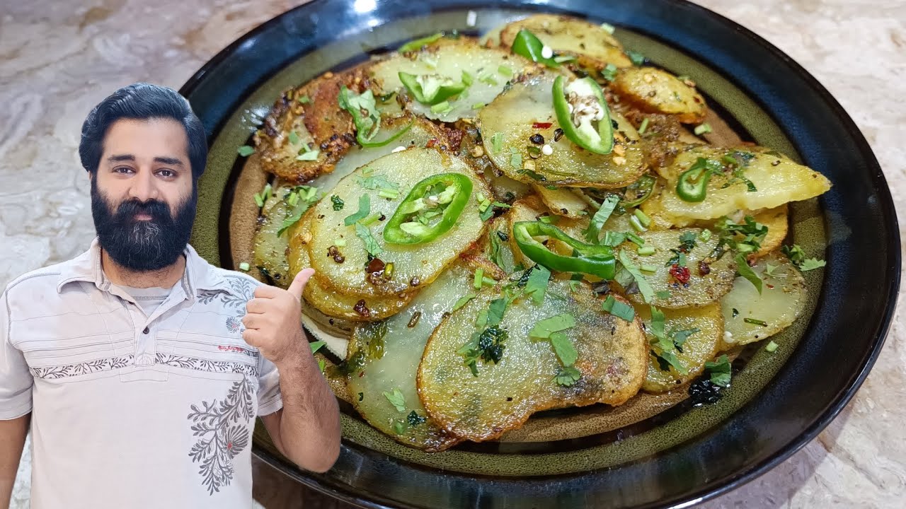 Fry Aloo Recipe | Sindhi Style Fry Aloo | Potato Tawa Fry Recipe | Easy ...