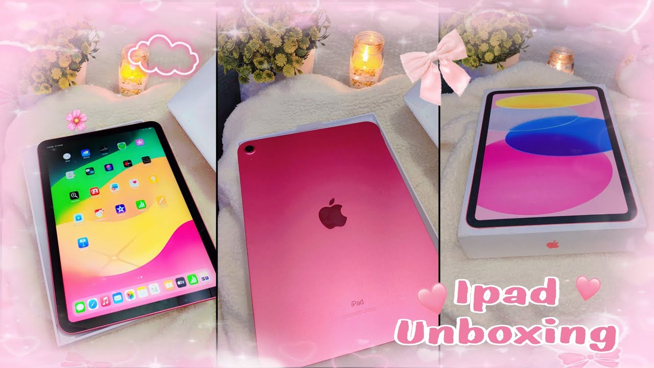 Unboxing my new iPad 🎀🩷 iPad 10 Generation Pink colour - YouTube